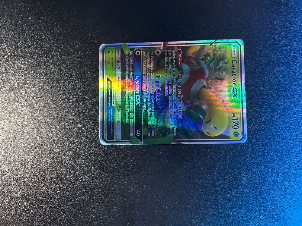 Carte Pokémon Caratroc GX - État Utilisé - Rare et Brilla... (Gebraucht ...