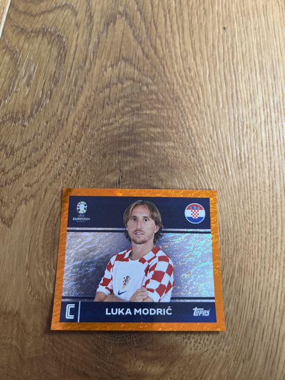 Topps Euro 2024 Luka Modrić in Orange | Kaufen auf Ricardo