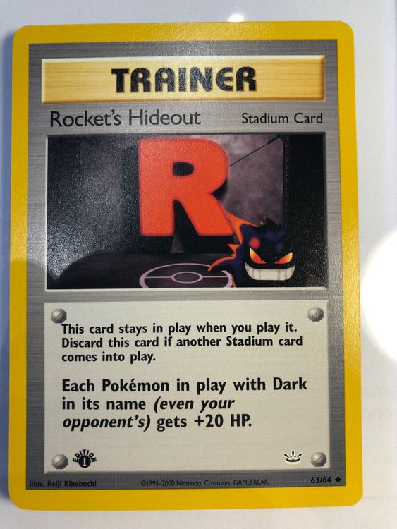 Rocket's Hideout 1st Neo Revelation - MINT - ab 1.- | Kaufen auf Ricardo