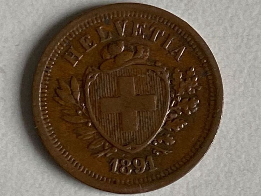 Münzen 1 Rappen 1891 wünderschön | Kaufen auf Ricardo