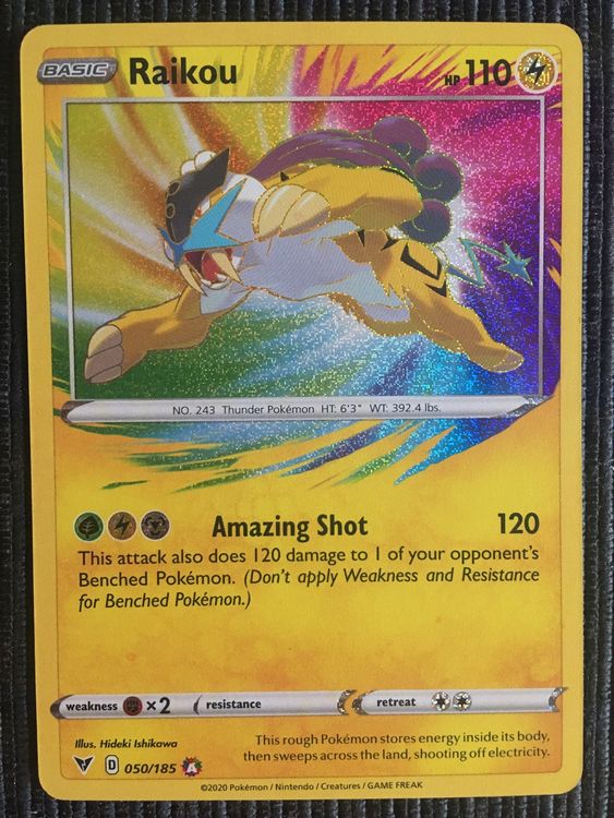 Pokemon Raikou Amazing Rare Vivid Voltage | Kaufen auf Ricardo