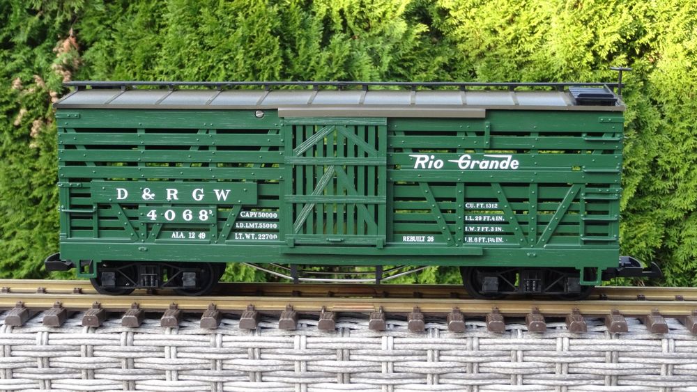 LGB 4068, USA, Güterwagen grün, Rio Grande, D & RGW, (Neu (gemäss ...