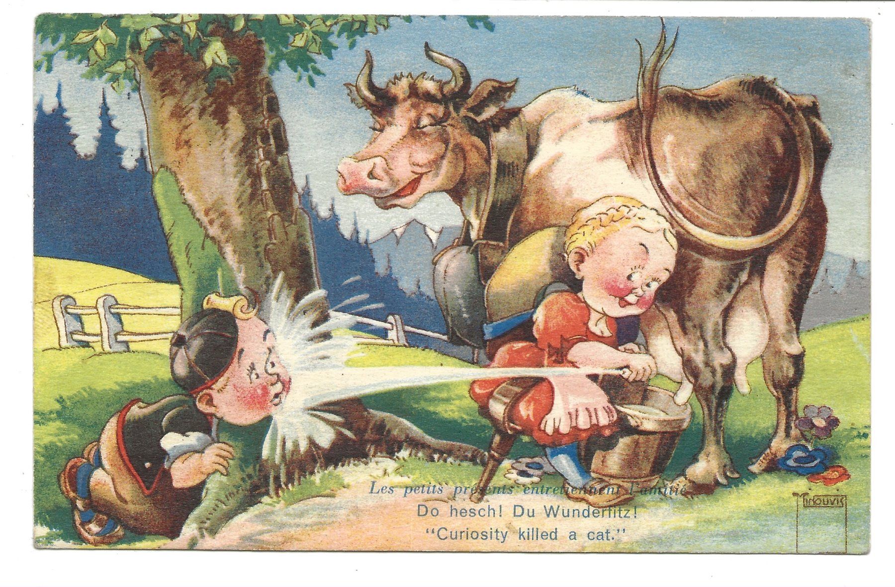 Minouvis No 35 - Humor - Do hesch - du Wunderfitz ! - 1950 (Gebraucht ...