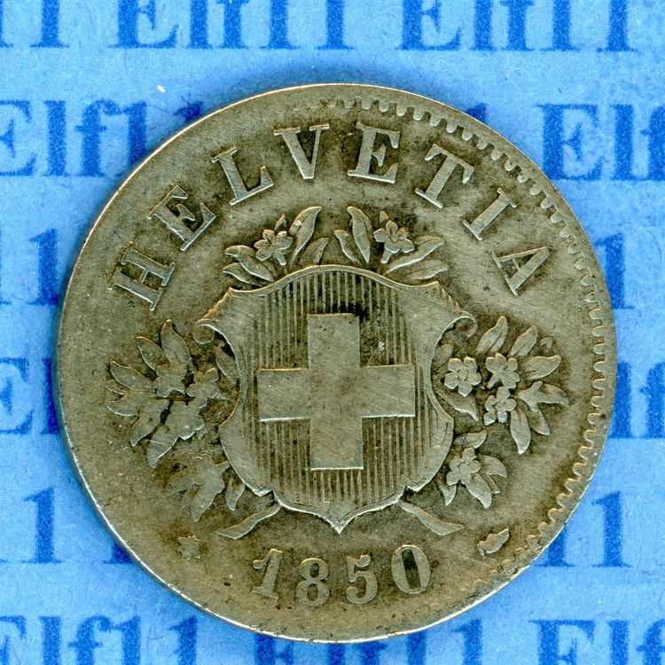 CHF___0.20 1850 ss 20 Rappen (Gebraucht) in Widnau für CHF 25 – mit Lieferung auf Ricardo kaufen