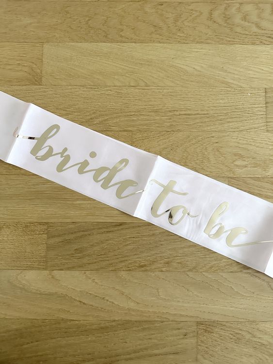Bride to be sash, bachelorette party, hen do. (Neu (gemäss Beschreibung ...