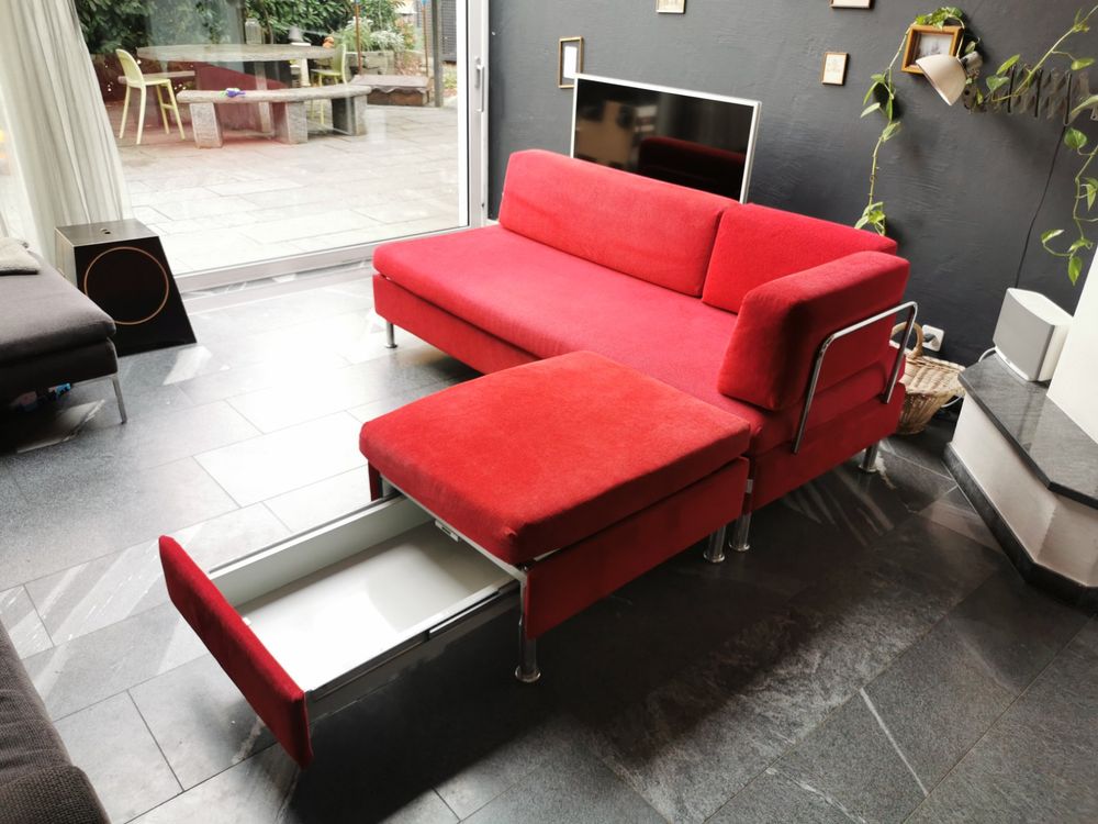 Bettsofa BED for LIVING Doppio Swissplus + Hocker (Gebraucht) in ...