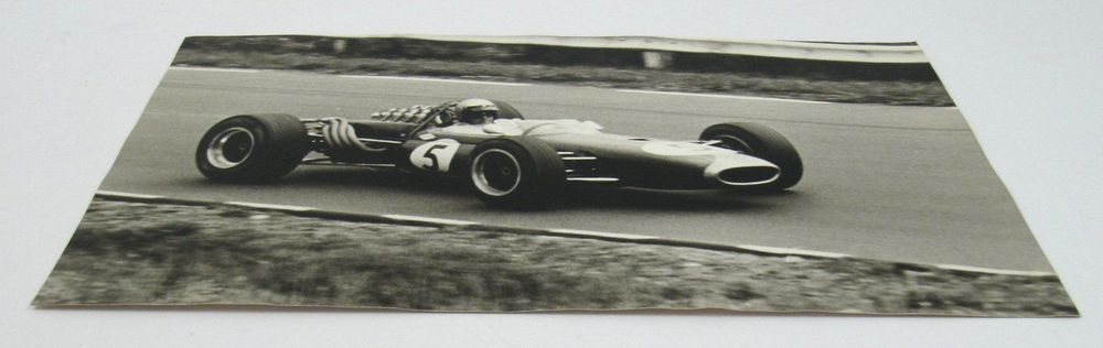 Vintage Fotografie Foto eines Rennfahrer Rennwagen Rennauto (Gebraucht ...