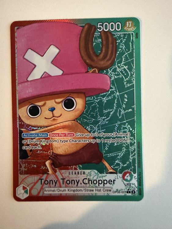 Tony Tony. Chopper Leader Alt Art - OP08-001 - Boosterfrisch (Neu ...