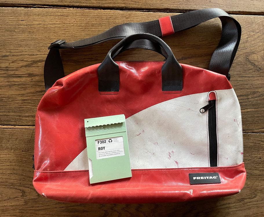 FREITAG Laptoptasche/Mappe Modell F302 Roy, rot-weiss (Gebraucht) in ...