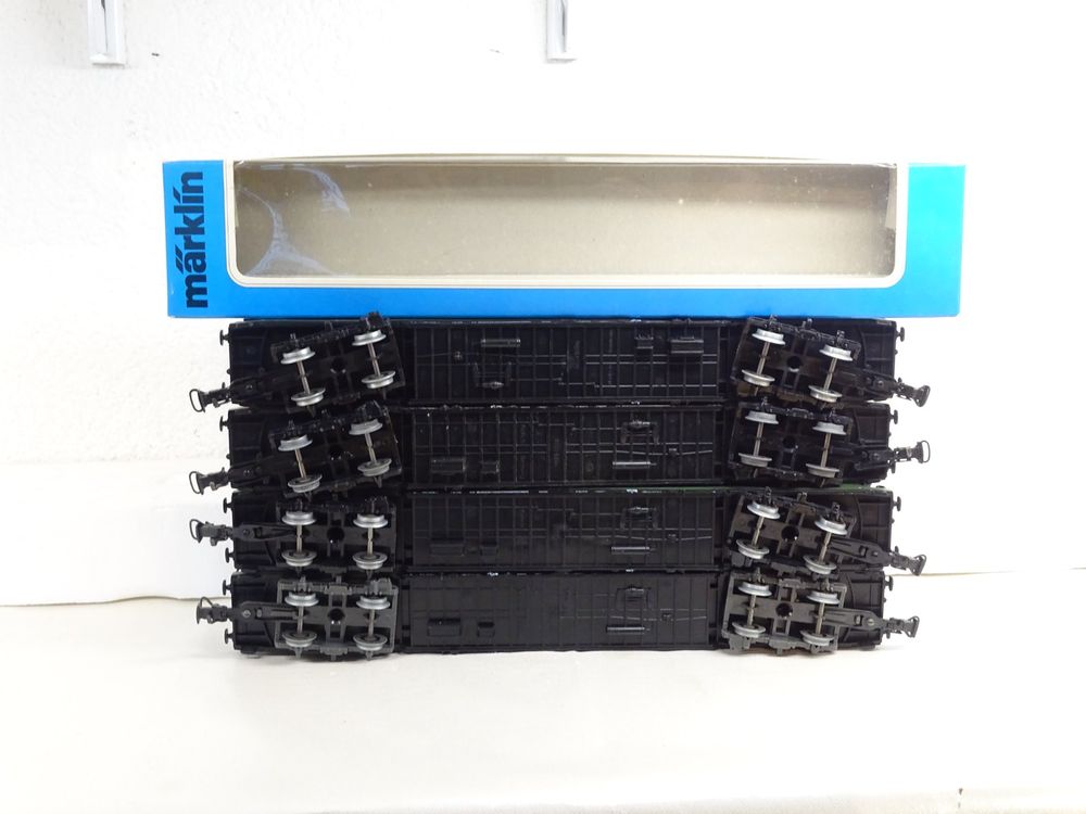 Märklin 4 x 4084 Autotransporter Grün, DB, H0, WS/AC,OVP | Kaufen auf ...