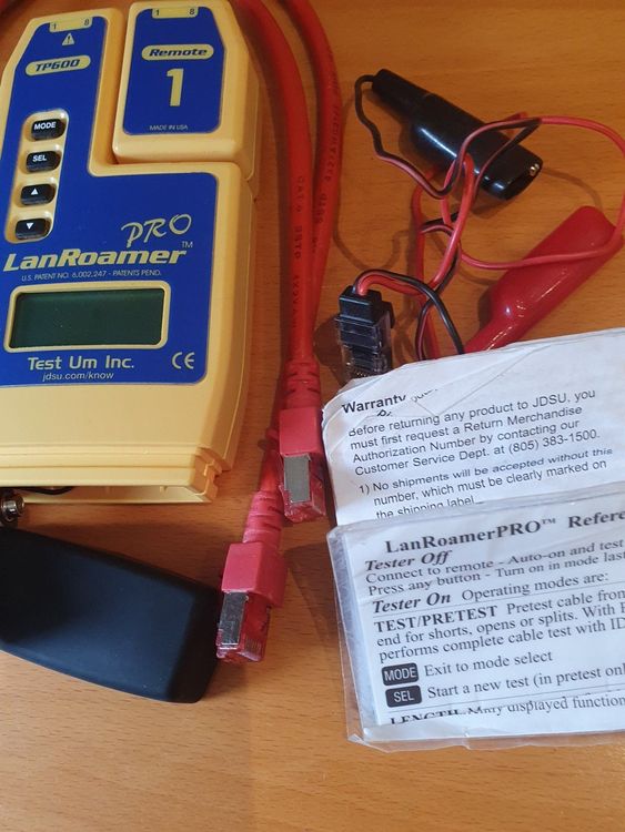 JDSU TP600 TP600 LanRover Pro TesterAnalyzer | Kaufen auf Ricardo
