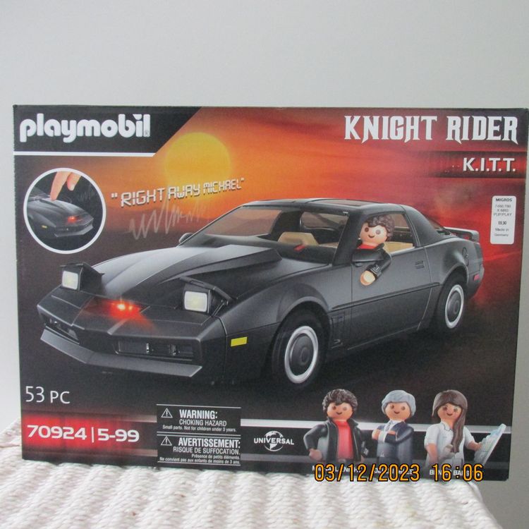 playmobil knight rider, auto, kitt neu | Kaufen auf Ricardo