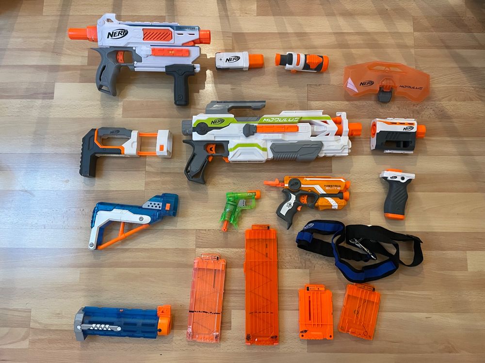 Nerf Gun mit Zubehör und Munition | Kaufen auf Ricardo