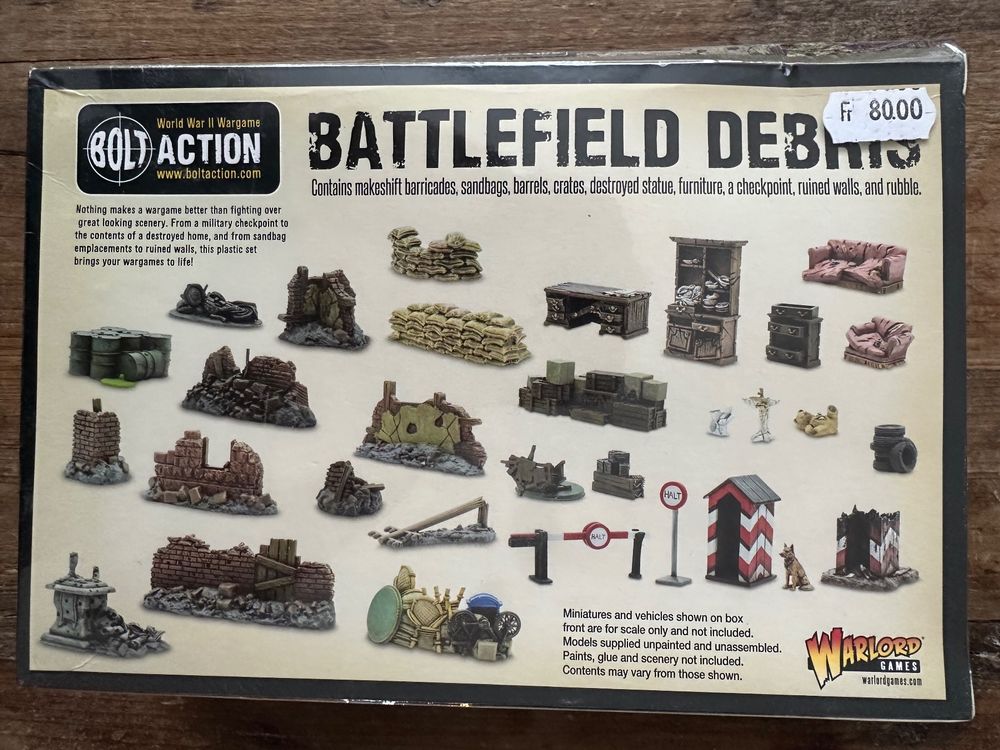 Bolt Action Battlefield Debris, Neu, ungeöffnet, OVP! (Neu und ...