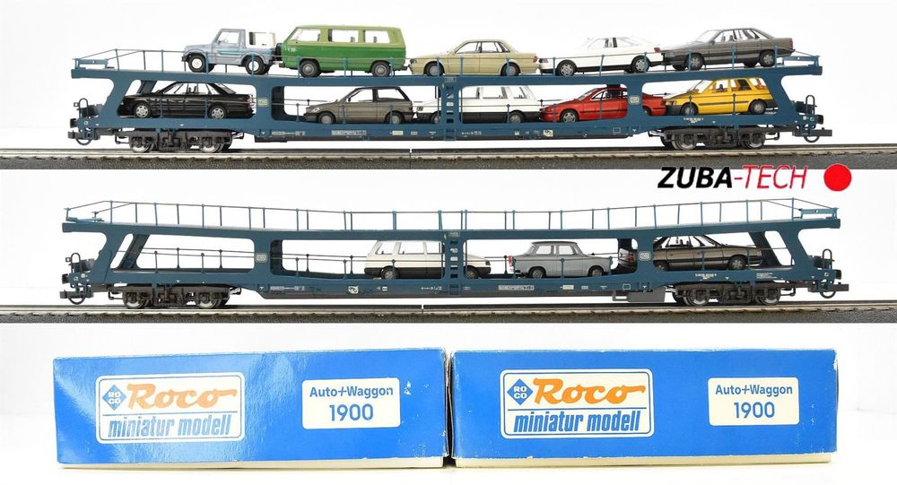 2x Roco 1900 Autotransportwagen DB H0 GS | Kaufen auf Ricardo