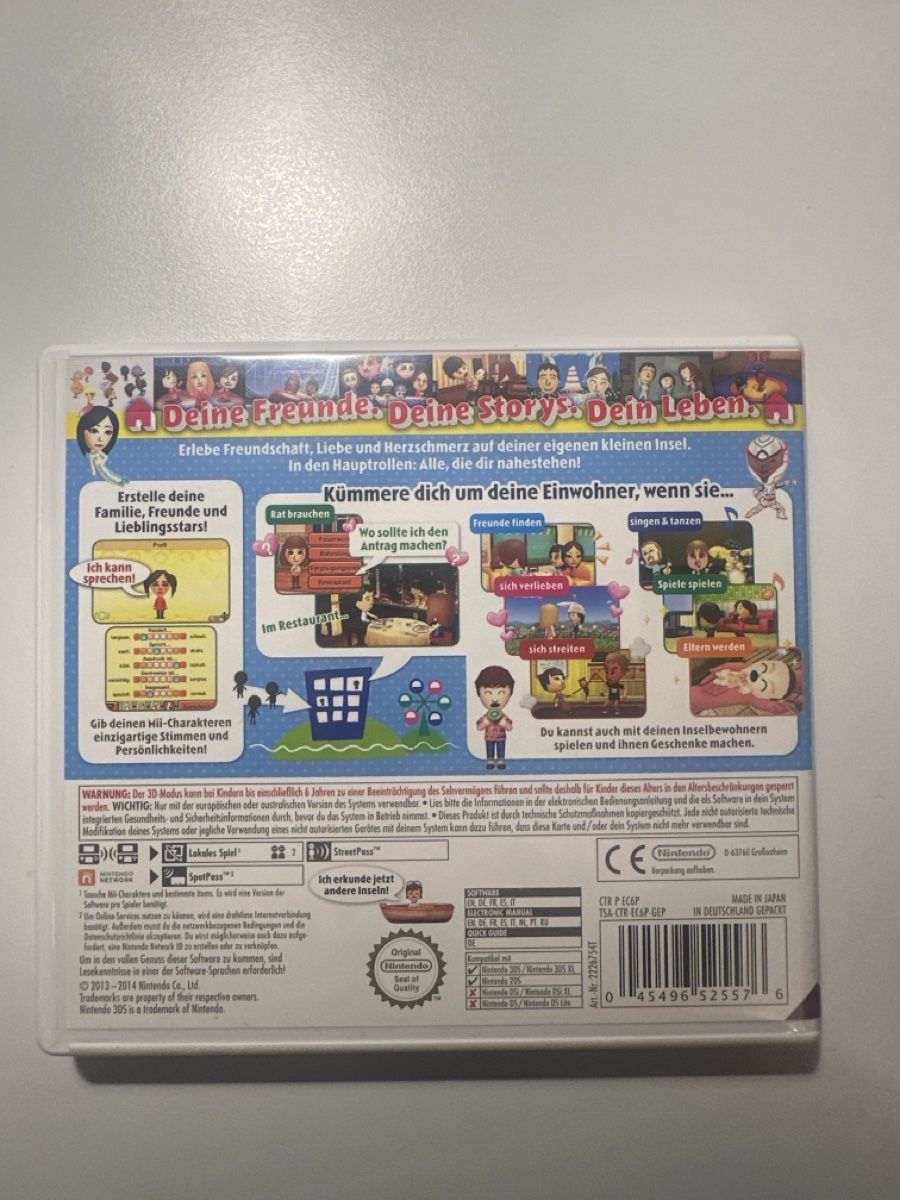 TomoDachi Life Nintendo3DS (Gebraucht) in Wettswil für CHF 30 – mit ...