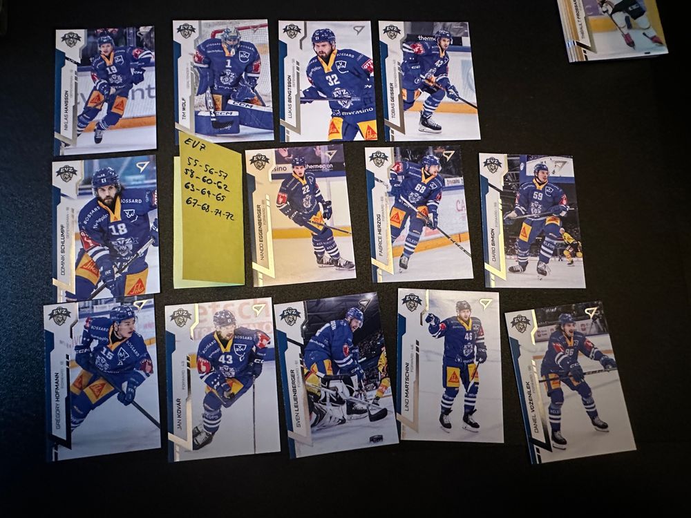 Sportzoo series 1 EVZ Zug Teamset, 13 cards | Kaufen auf Ricardo