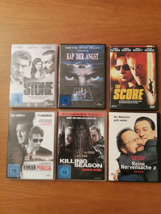 6 DVDs: Robert de Niro Sammlung (Gebraucht) in Birmensdorf ZH für CHF 6 – mit Lieferung auf ...