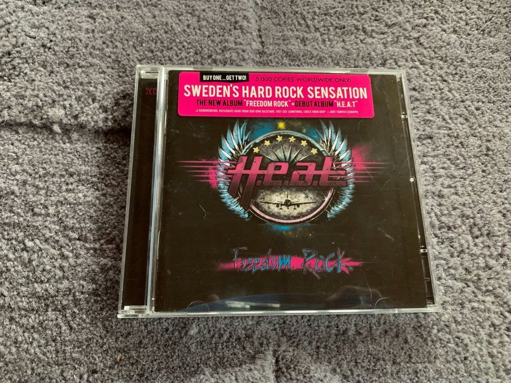 H.E.A.T HEAT Freedom Rock 2CD Limited Hard Rock Metal RAR (Gebraucht ...