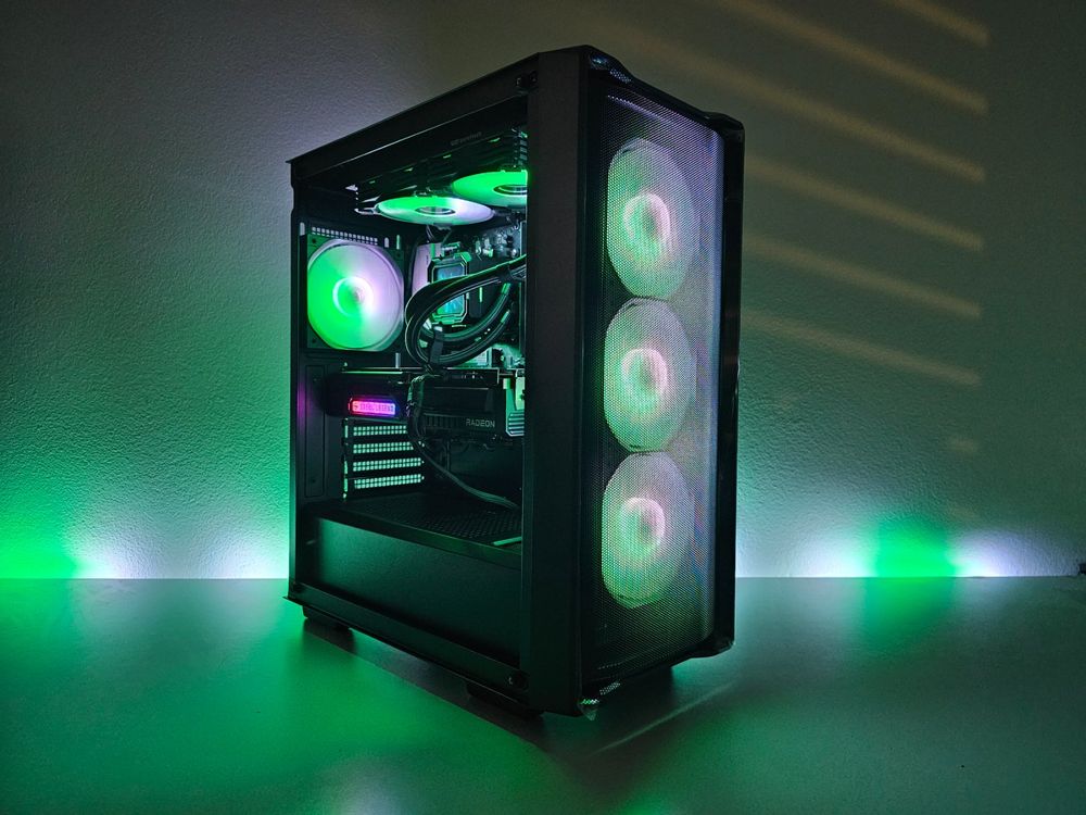 Gaming PC Bit➿9070 XT 16GB + 5.4GHz 9600X | DDR5 6000MHz (Neu und ...