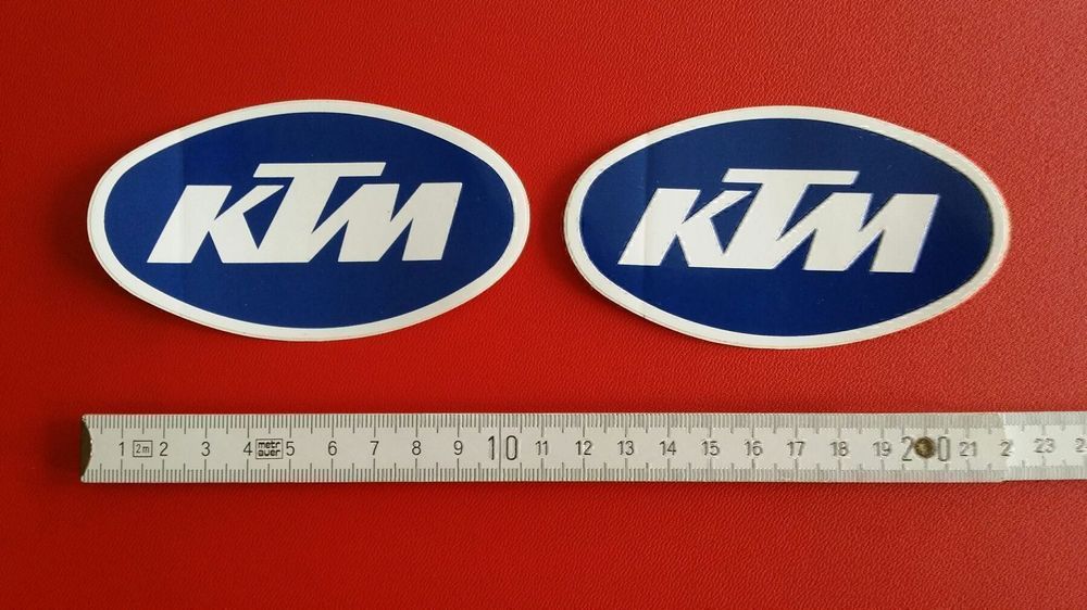 2 Stück KTM Emblem (Aufkleber) vintage | Kaufen auf Ricardo