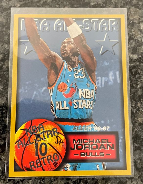 NBA Michael Jordan NBA All Star Retro Card (Neu (gemäss Beschreibung ...
