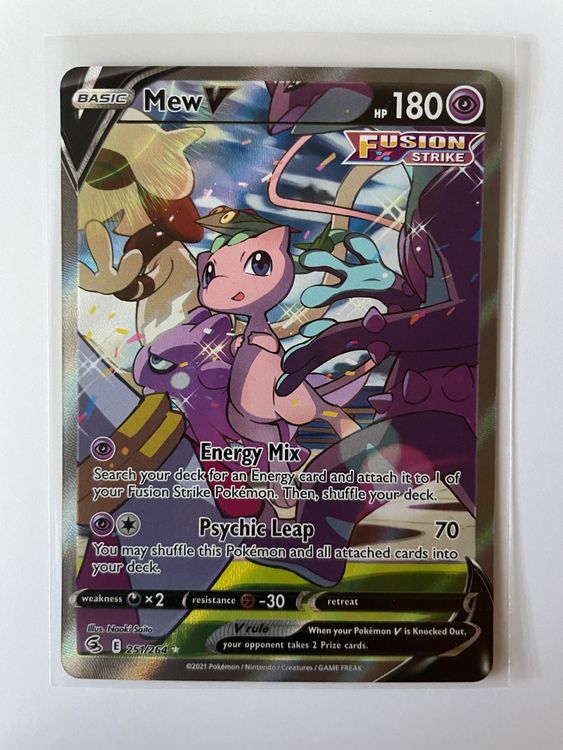 Pokémon Fusion Strike Mew V | Kaufen auf Ricardo