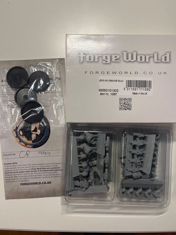 Warhammer / Forge World / MK III Breacher Squad (Neuf (Voir description ...