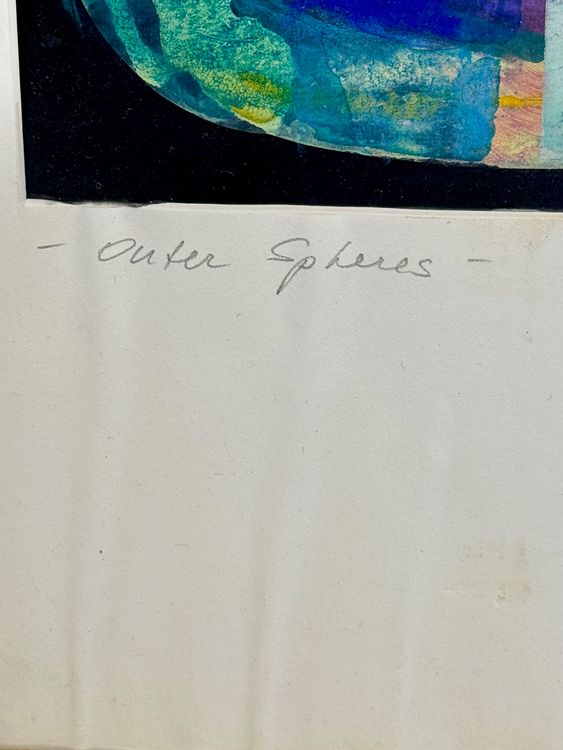 Annegret Wolf Rice Grosse Abstrakte Gouache | Kaufen auf Ricardo