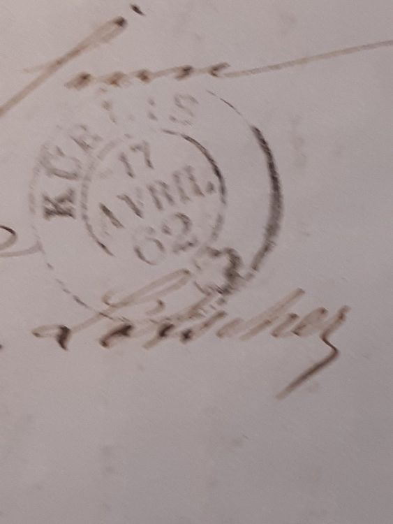 Strubelbrief mit 5 Rp. 22D von Küblis nach St. Antönien 1862 (Gebraucht ...