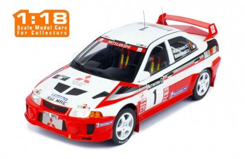 1:18 Mitsubishi Lancer RS Evo V #1 Rally RAC Lombard IXO (Neu und ...