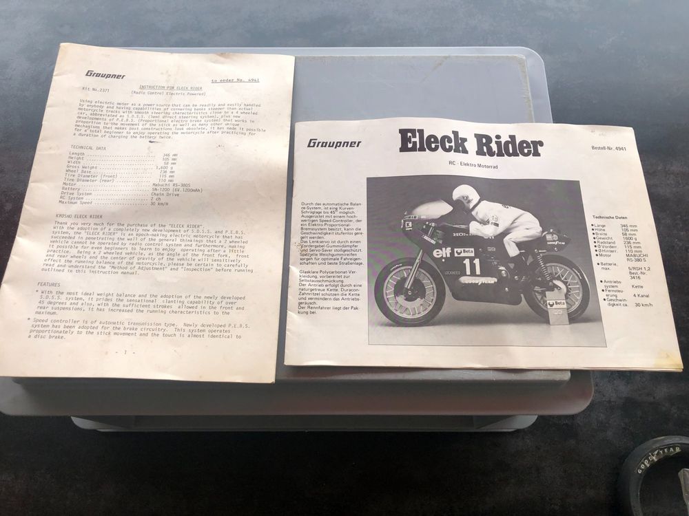 Graupner Eleck Rider | Acheter sur Ricardo