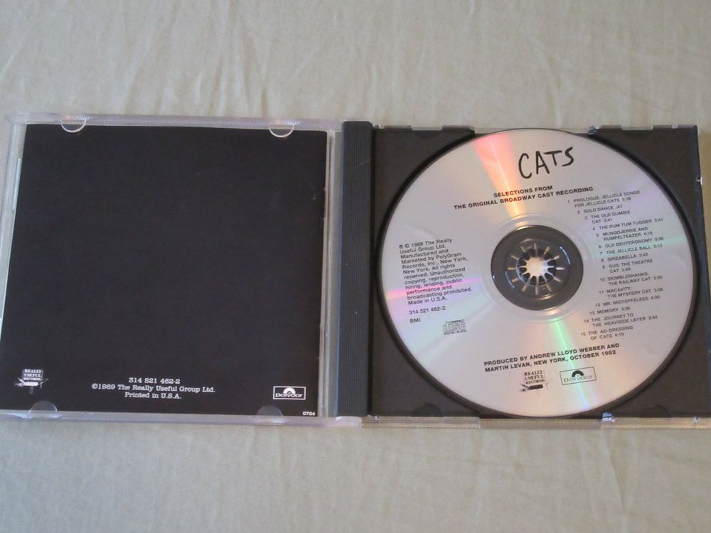 Original CD: Andrew Lloyd Webber - Selections from Cats (Gebraucht) in ...