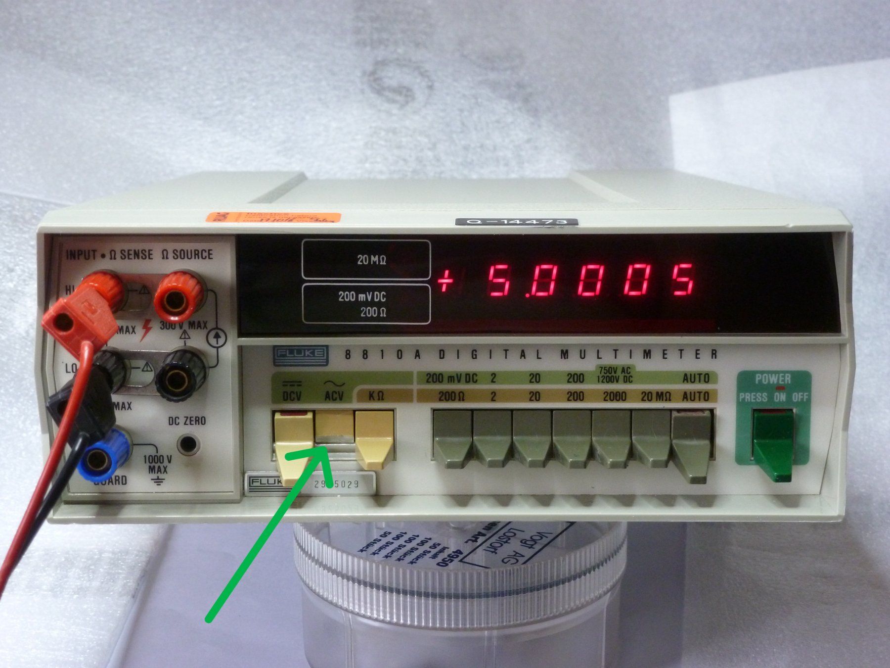 Fluke 8810A Digital Multimeter (ohne AC Messbereich) (Gebraucht) in ...