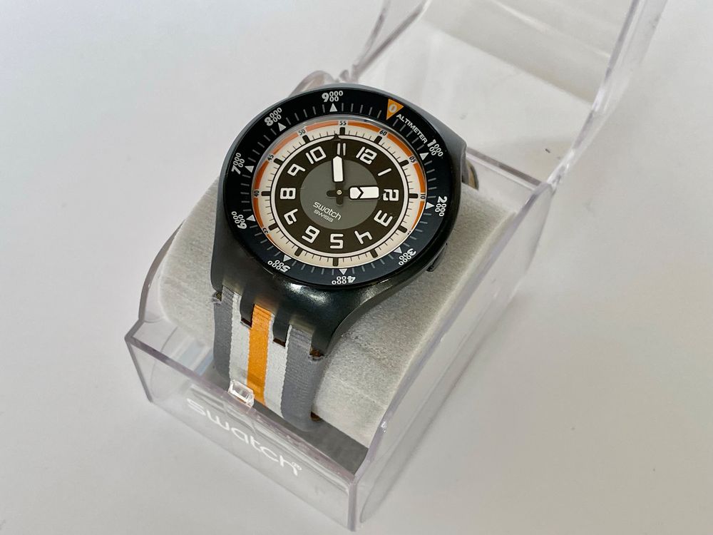 Swatch FUN BOARDER - MOUNTAIN MANIA - SULM101 Altimeter (Gebraucht) in ...