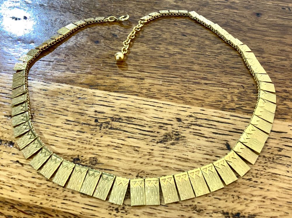 ART DECO COLLIER GOLD DOUBLÉ UM 1930 (Gebraucht) in Biglen für CHF 11 ...