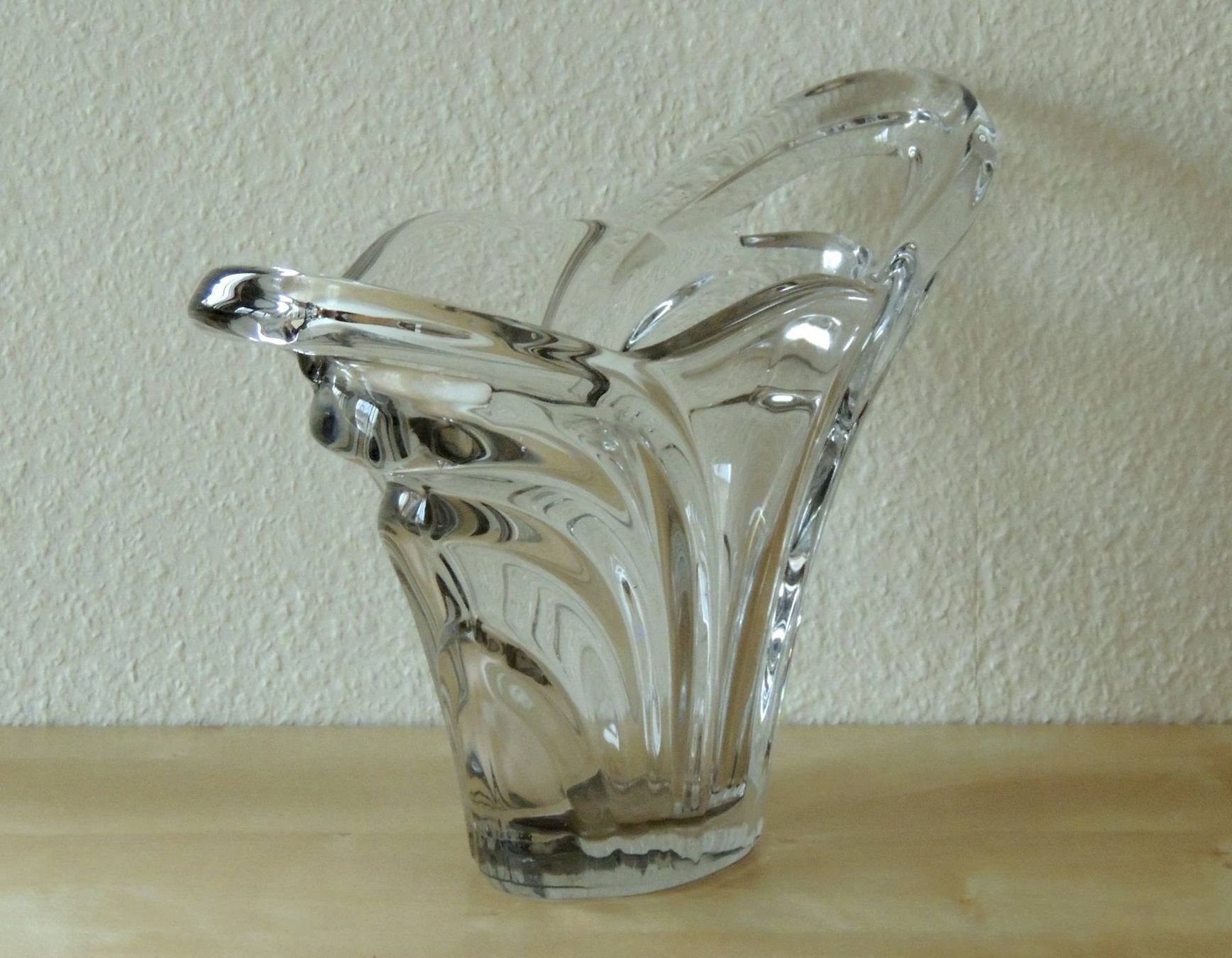 Grand vase en cristal de Vannes Le Châtel, années 1960-1970 (D'occasion ...