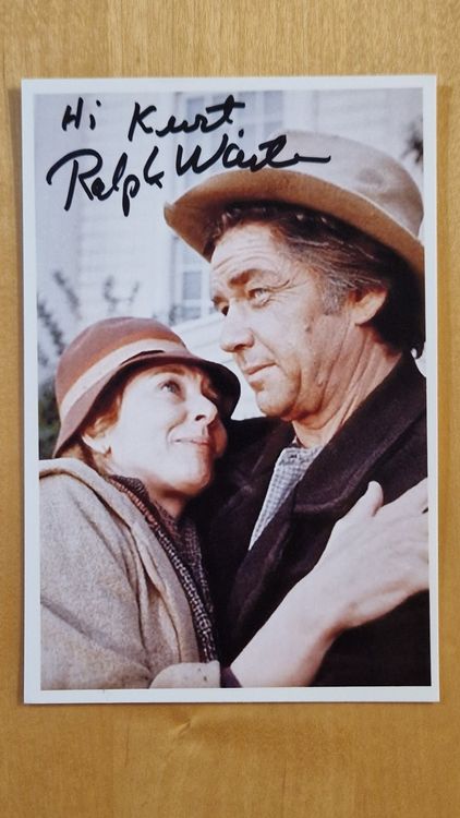 Ralph Waite, Original Autogramm auf Foto in Farbe (Gebraucht) in ...