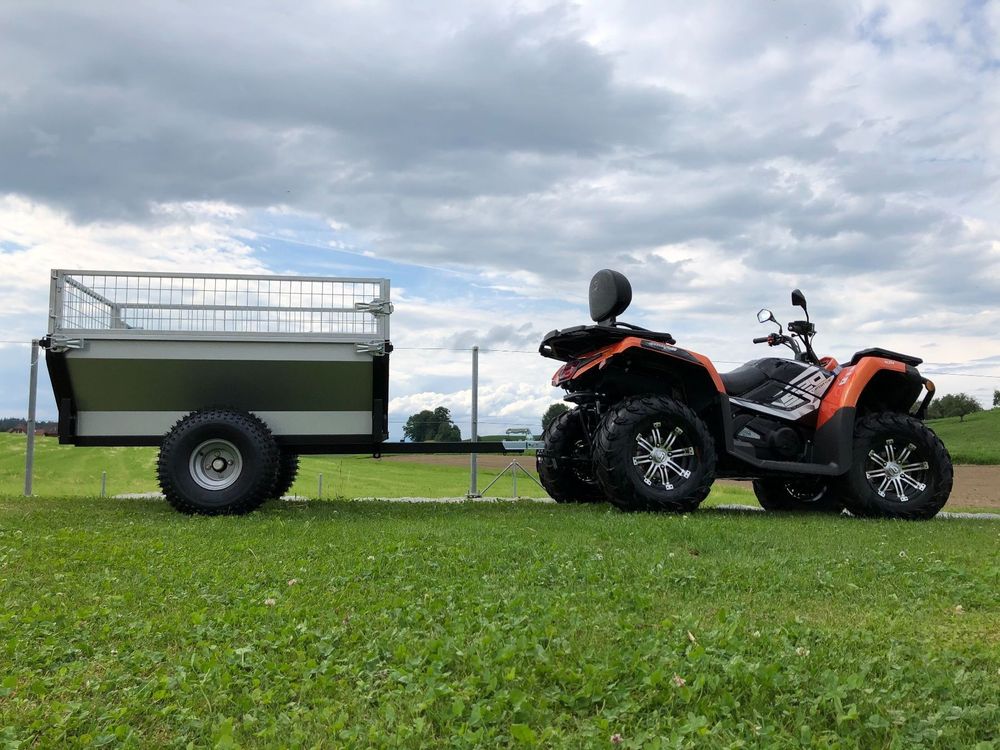 Quad Anhänger, ATV Anhänger Offroad Quad Kipper Trailer (Neu (gemäss ...