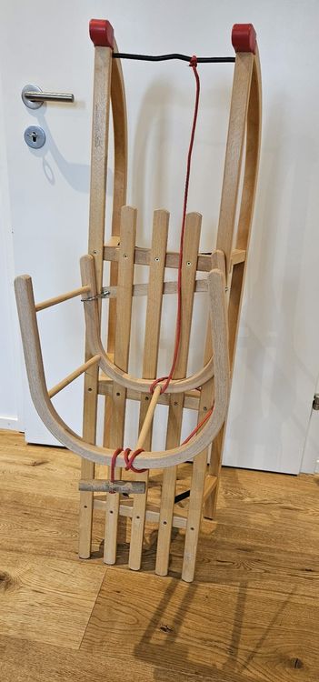 Slitta in legno con supporto bambini | Kaufen auf Ricardo