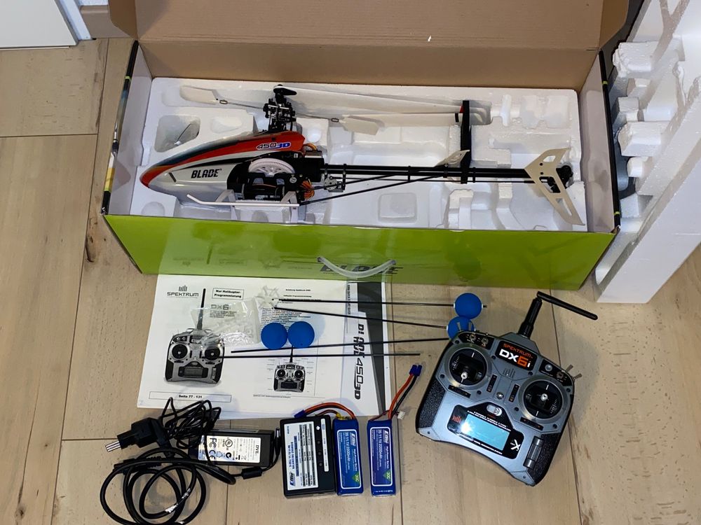 Blade 450 3D, RTF inkl. 2 Akku und Fernsteuerung (Gebraucht) in ...