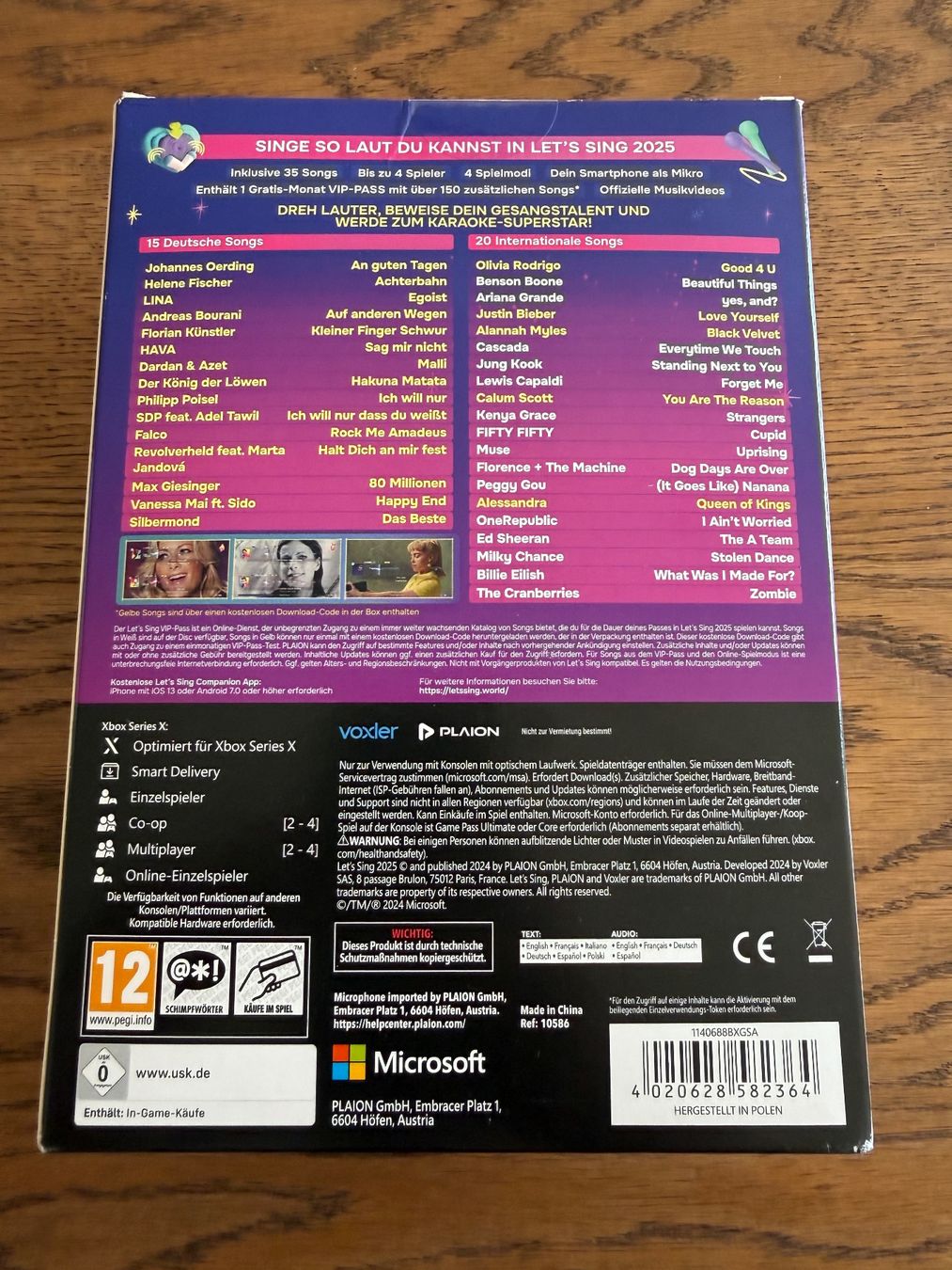 Lets Sing 2025 - Xbox Series - 2 Mikrofon Pack - Neu und Ovp (Gebraucht ...