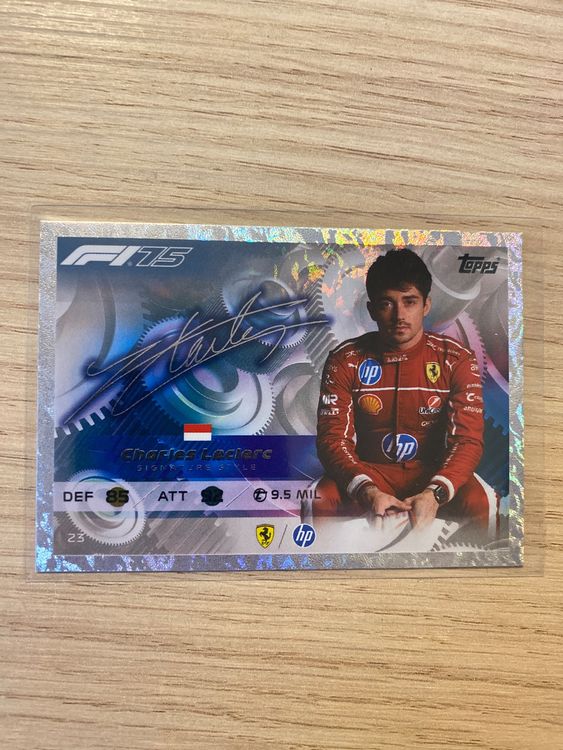 Topps Turbo Attax 2025 Charles Leclerc Signature Style (Neu (gemäss ...