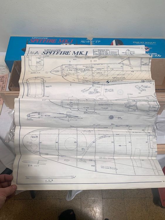 Avion Spitfire MK.1 Marutaka en bois | Kaufen auf Ricardo