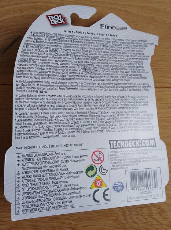Tech Deck Finesse Finger Mini Skateboard Serie 5 OVP Sammler (Neu und ...