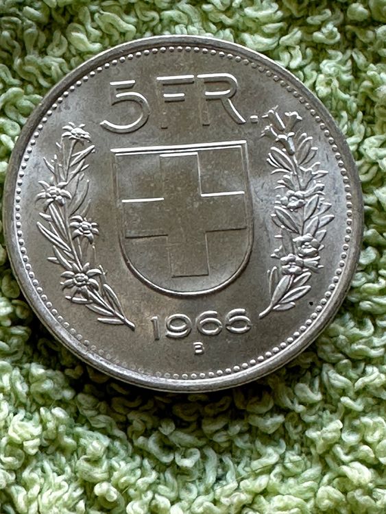 5.- Fr Schweizer Münze 1966 | Kaufen auf Ricardo