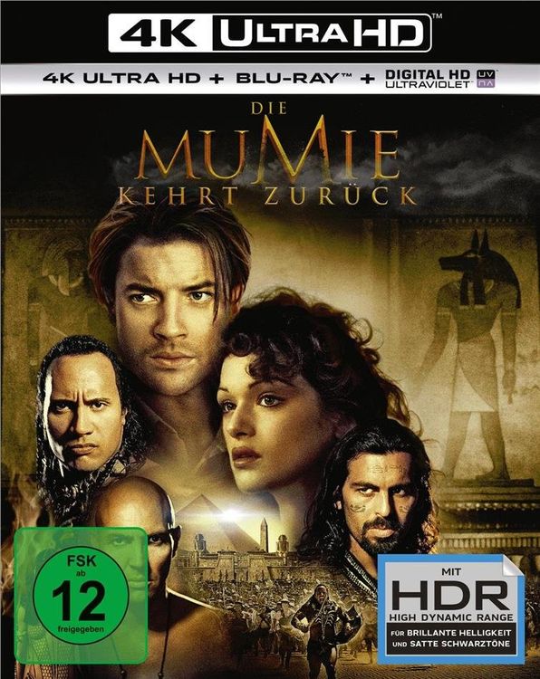 Die Mumie 2 - Die Mumie kehrt zurück (4K Ultra HD) (Neu und ...