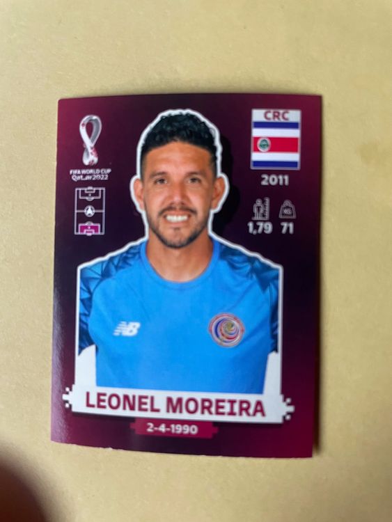 CRC 4 Panini WM 2022 LEONEL MOREIRA (Gebraucht) in Tegerfelden für CHF ...