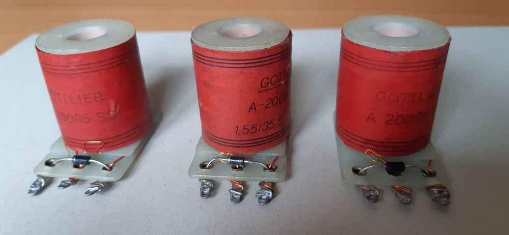 Flipperkasten: - 3 bobines A 20095 SS de Flippers Gottlieb | Acheter ...