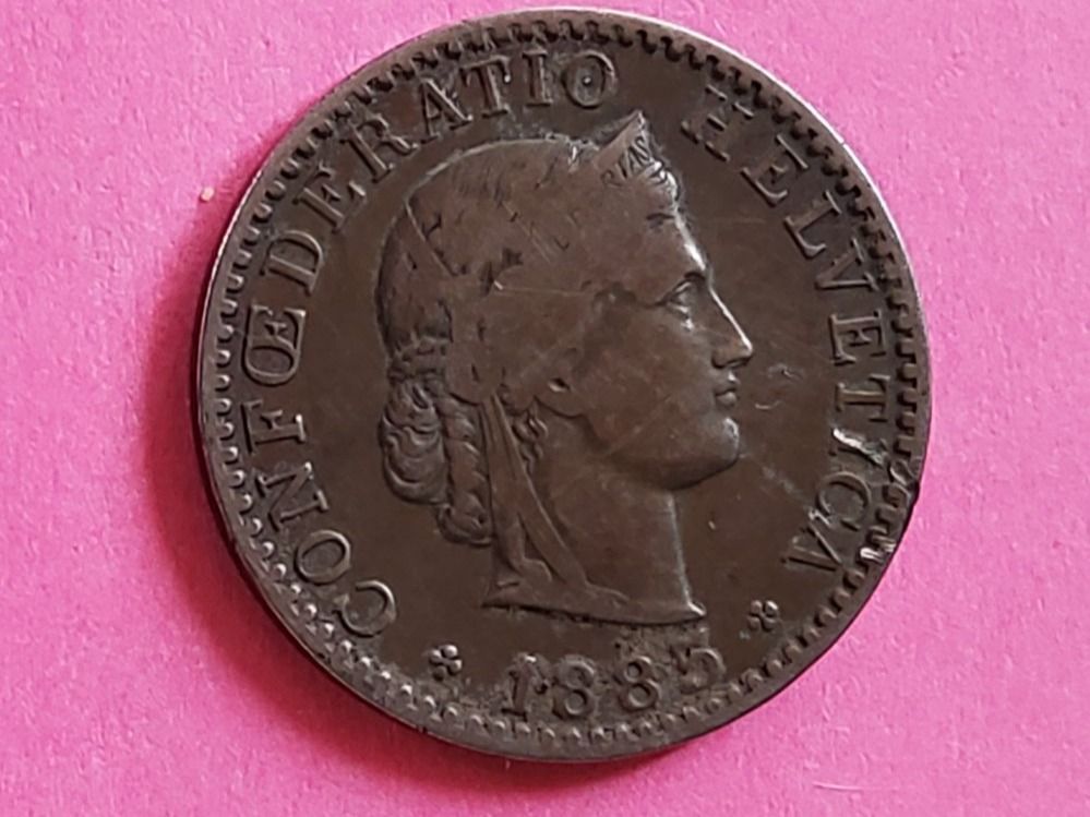 Münze - 20 Rappen - 1885 (Gebraucht) in Villnachern für CHF 1.1 – mit Lieferung auf Ricardo kaufen